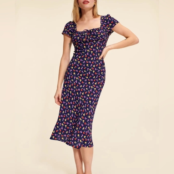 Rouje | Dresses | Rouje Ines Dress Tulipa Marine Print | Poshmark